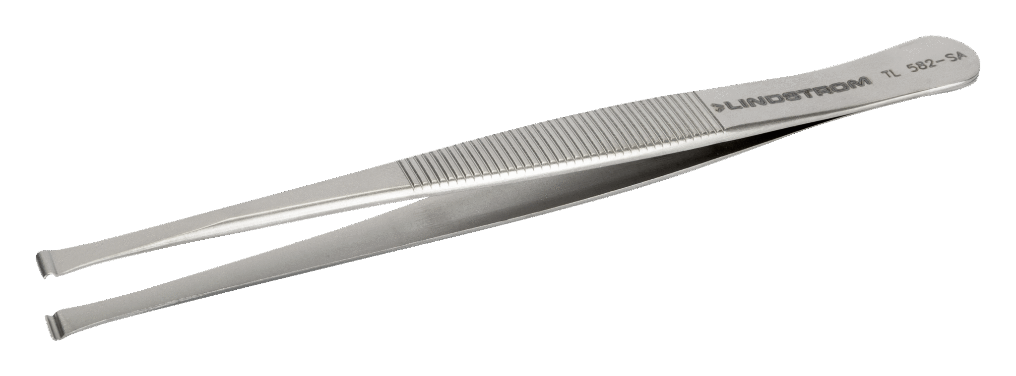 Stainless Steel Component Positioning Tweezers Style 582 with Serrated ...